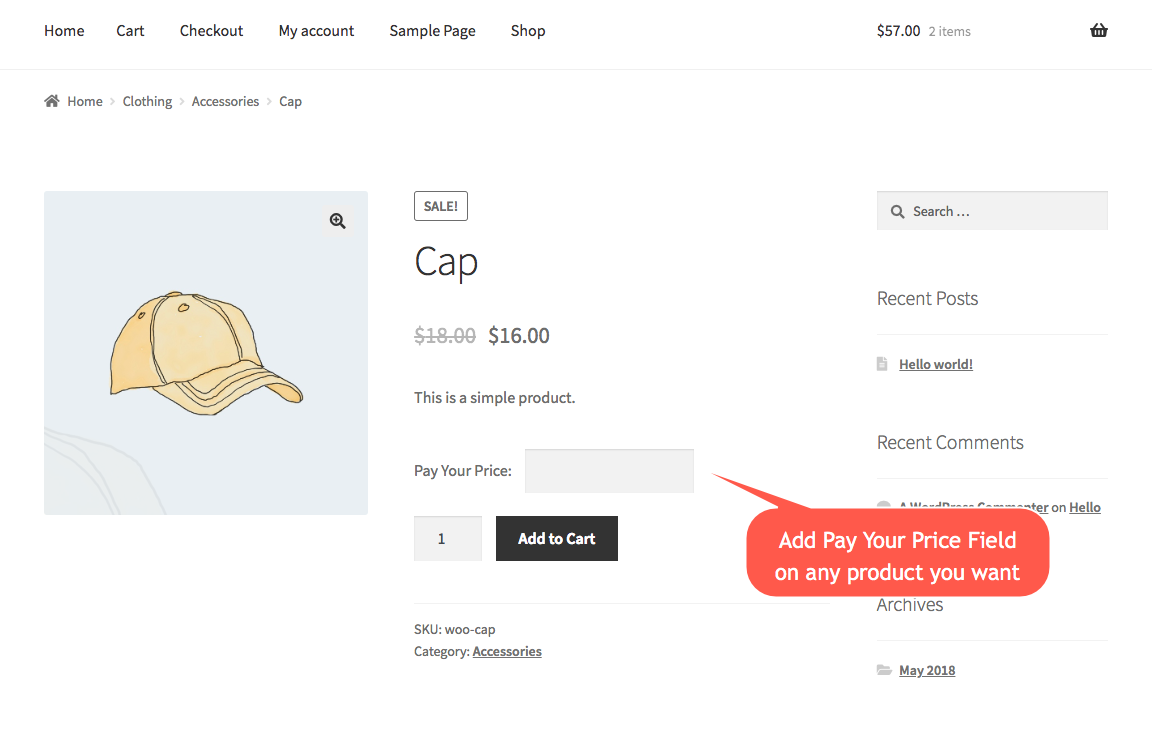Woocommerce Name Your Price Custom Pay Your Price Plugin By Progos